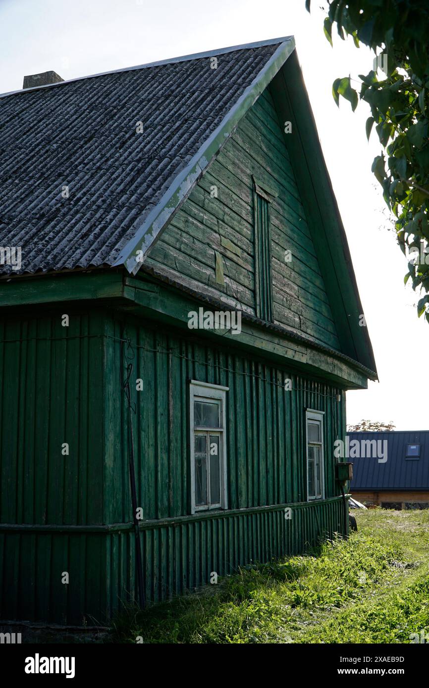 Trakai, Lithuania - September 9th 2023 - Traditional wooden Karaim ...