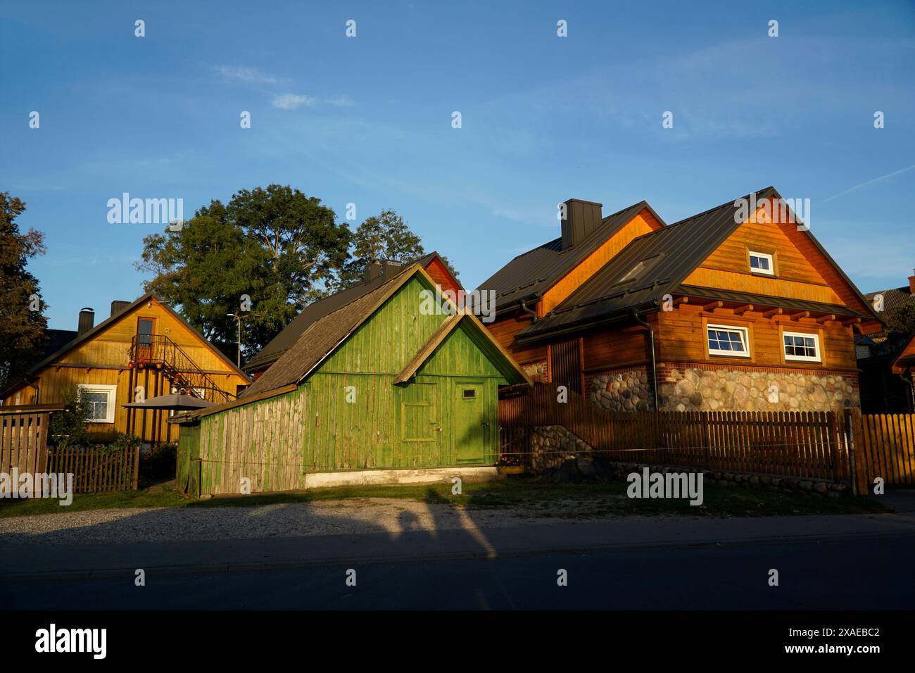 Trakai, Lithuania - September 9th 2023 - Traditional Karaim houses ...