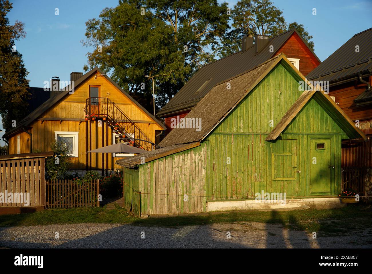 Trakai, Lithuania - September 9th 2023 - Traditional Karaim houses ...
