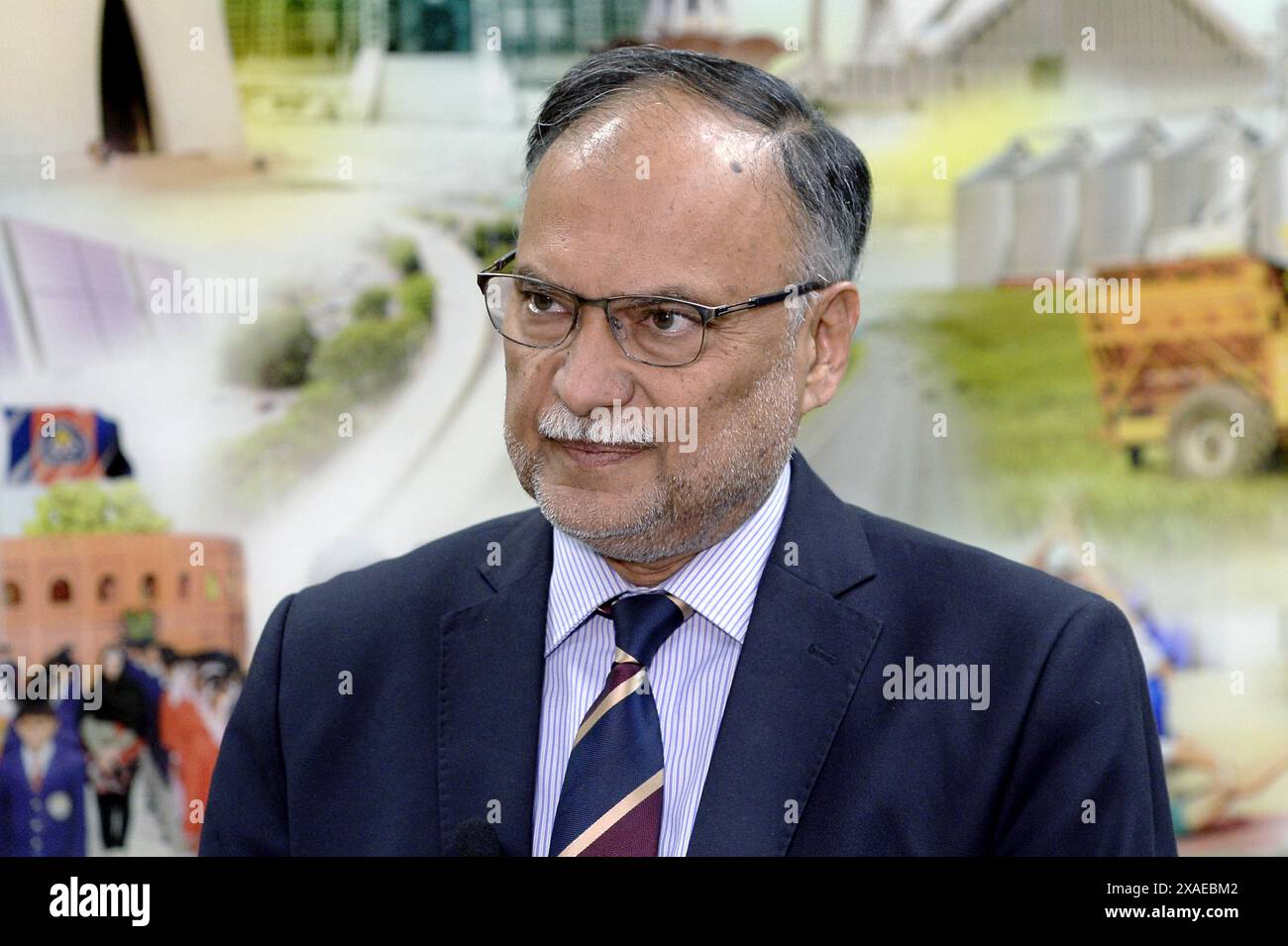 Islamabad, Xinhua in Islamabad. 23rd May, 2024. Ahsan Iqbal, Pakistani ...