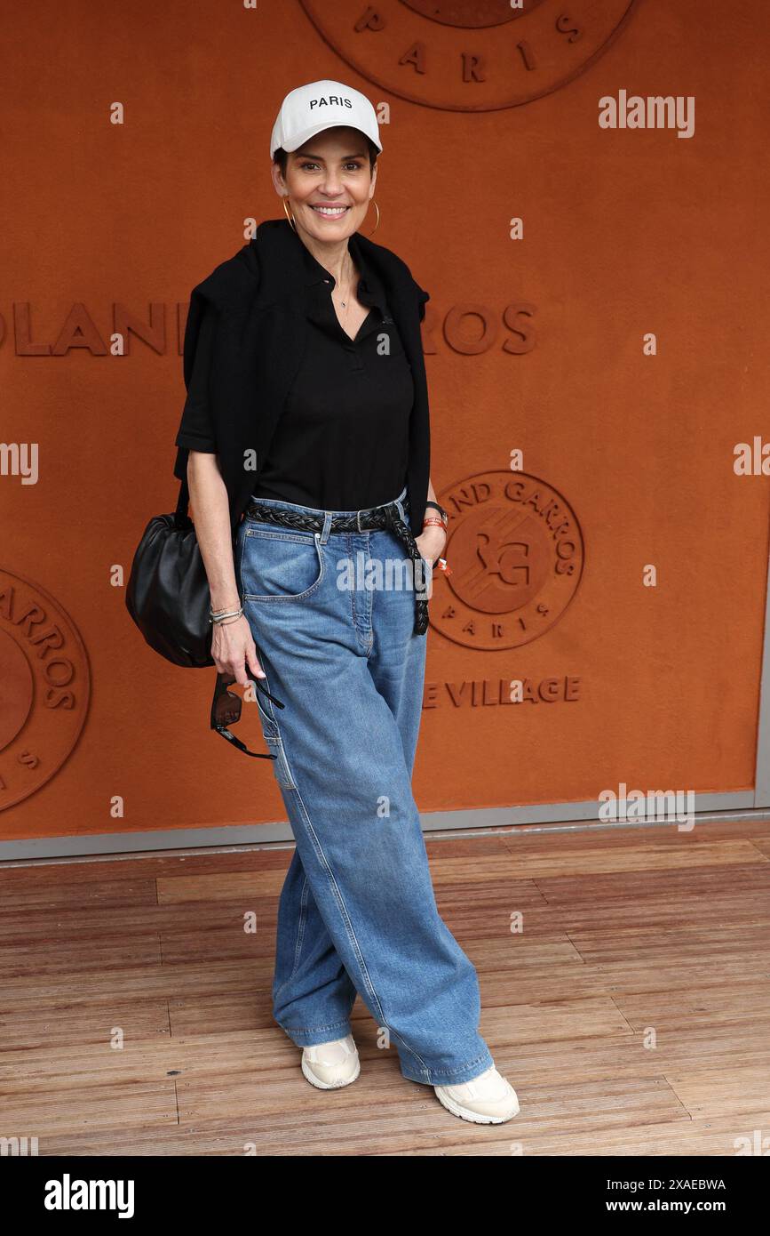 Paris, France. 06th June, 2024. Cristina Cordula in Stands during the ...