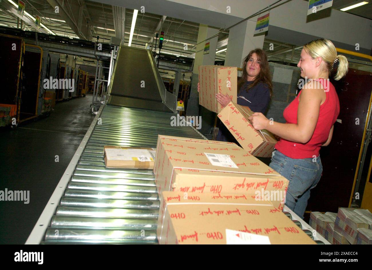 sorting system for letters and parcels for transportation sorting ...