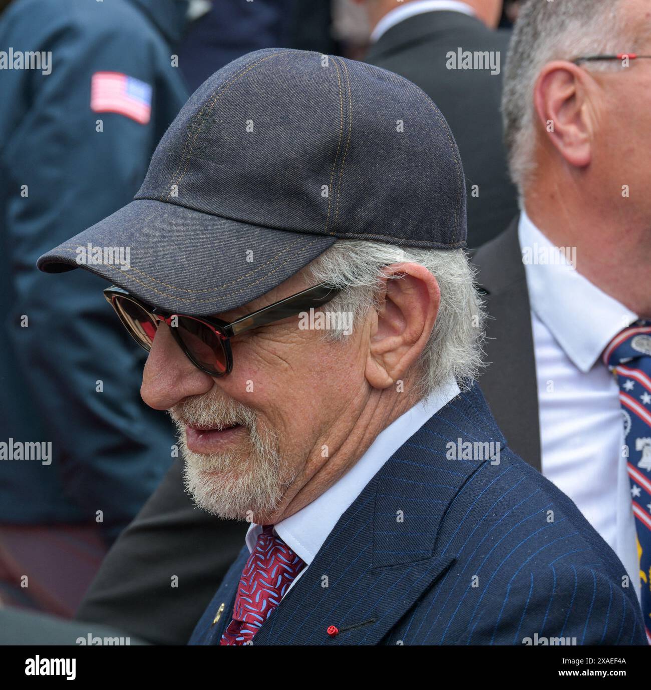 Colleville Sur Mer, France. 06th June, 2024. Steven Spielberg attends ...