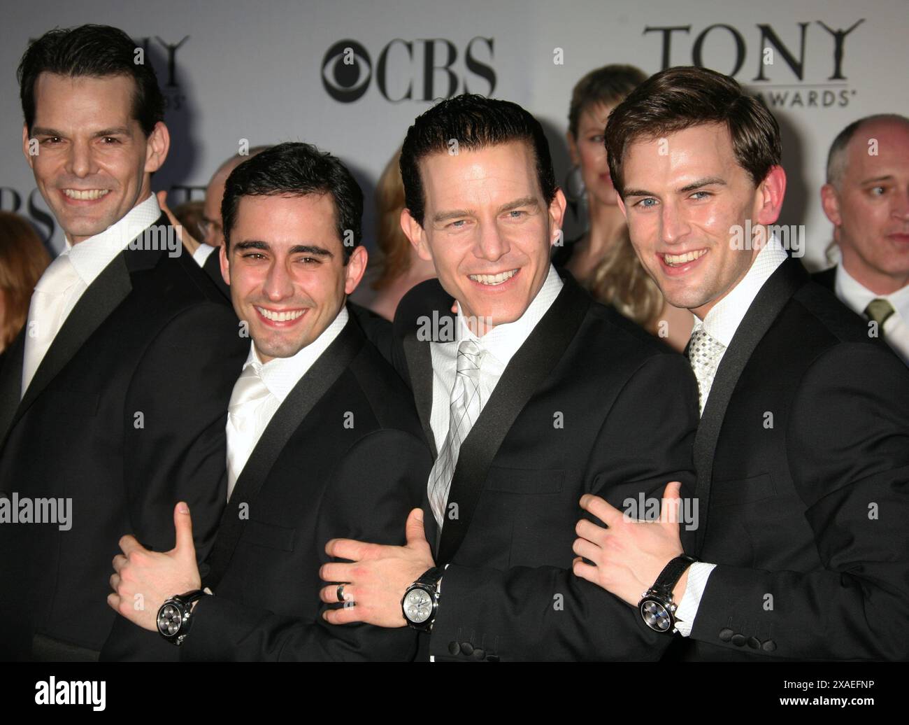 J. Robert Spencer, John Lloyd Young, Christian Hoff and Daniel Reichard ...
