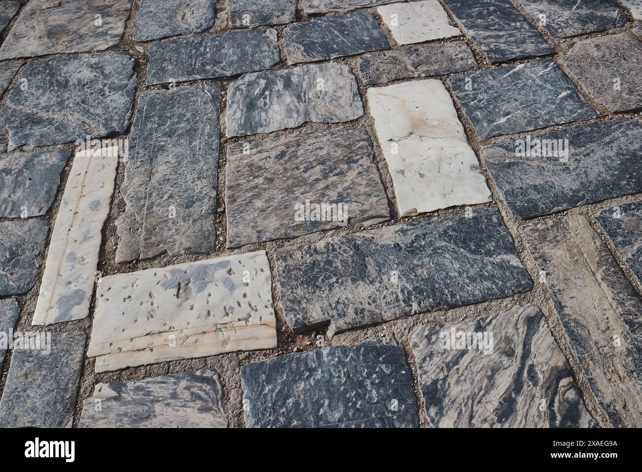 Stone Pavement Pattern Stock Photo - Alamy