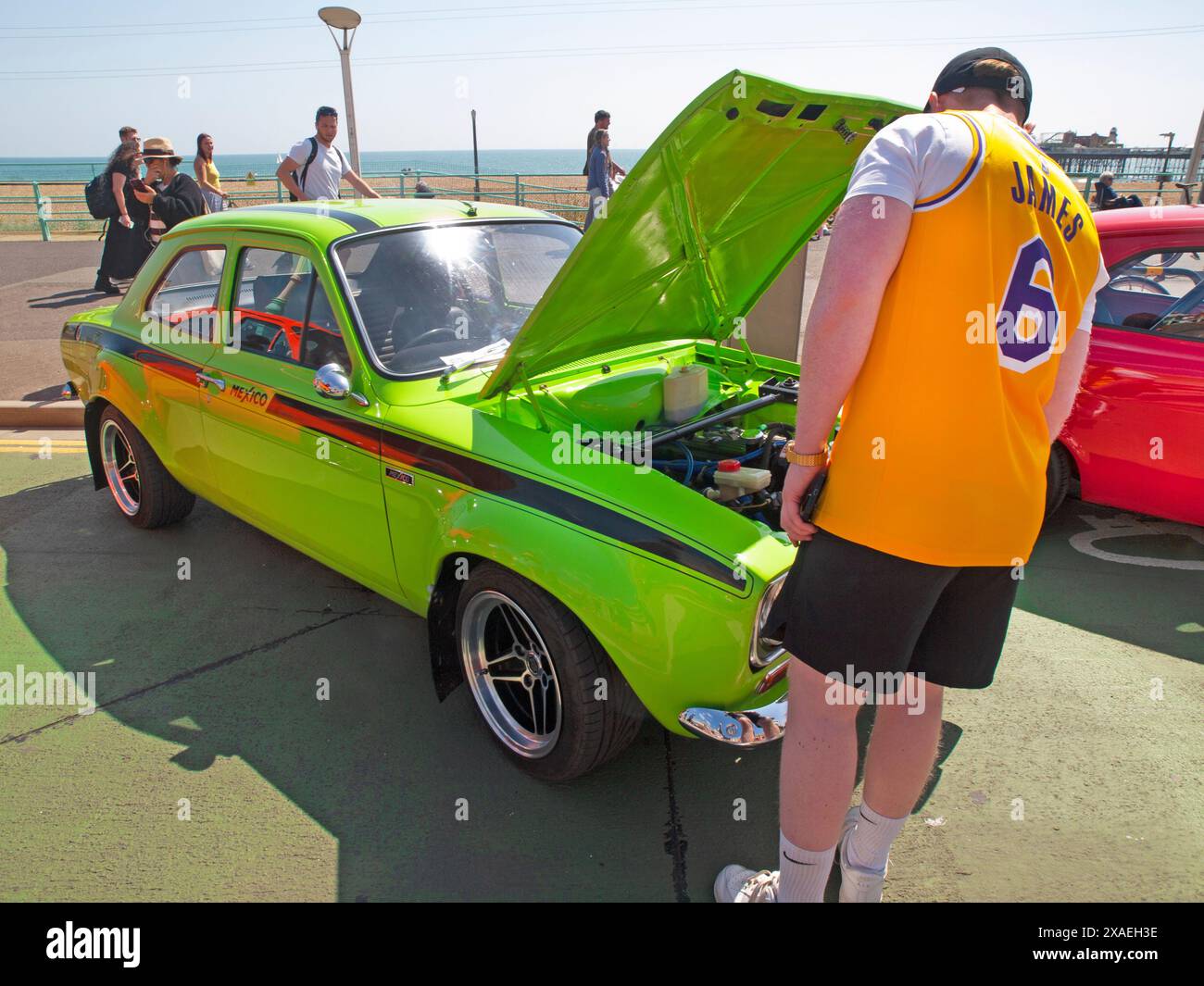 A vintage car rally in Brighton Stock Photo - Alamy