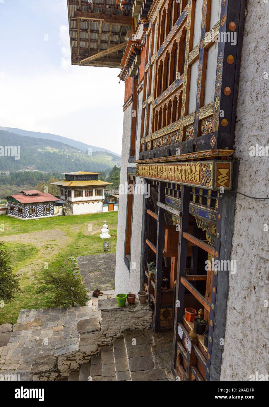 Kurjey Lhakhang monastery, Chhoekhor Gewog, Bumthang, Bhutan Stock ...