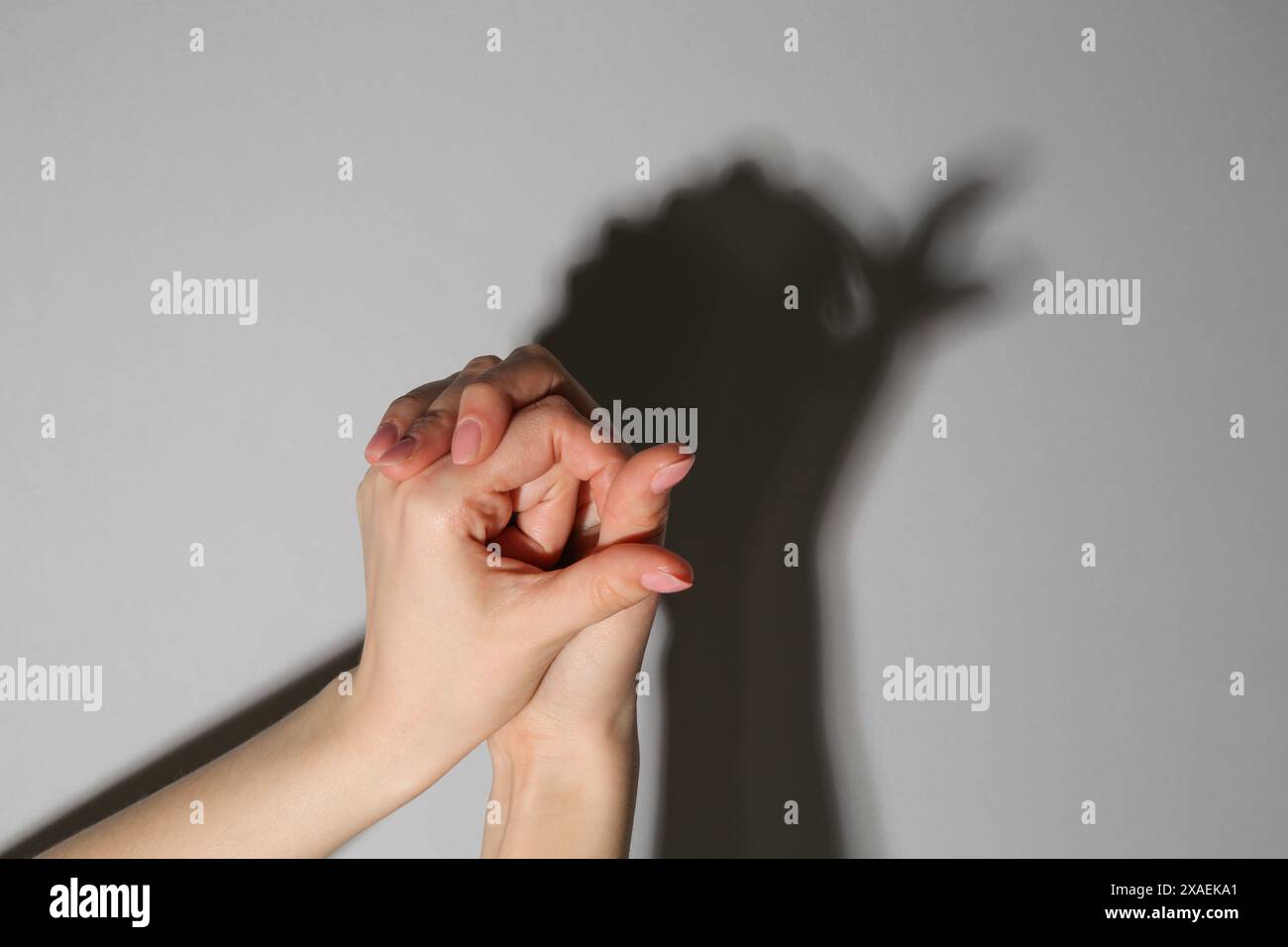 Hand shadow puppet chicken hi-res stock photography and images - Alamy