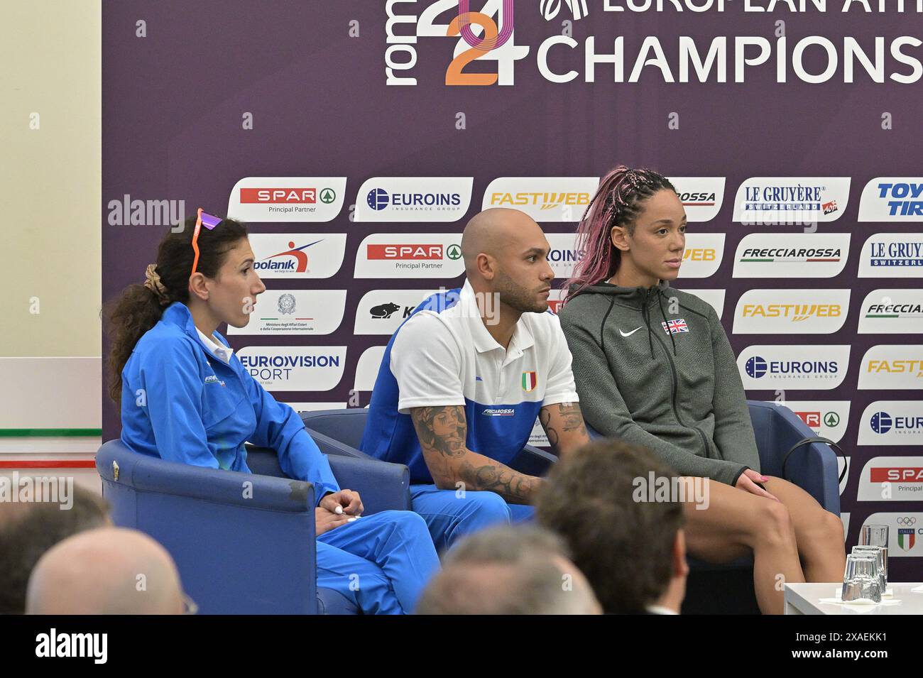 Olympic Stadium, Rome, Italy. 6th June, 2024. 2024 European Athletic ...