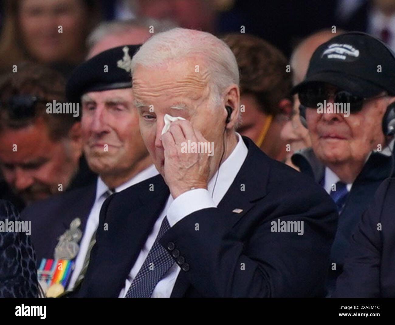 US President Joe Biden during the official international ceremony to ...
