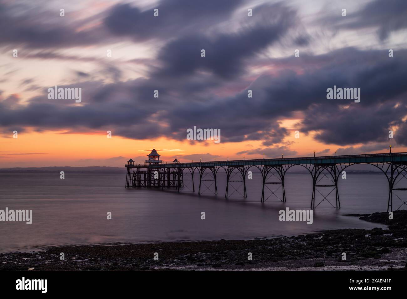 Clevedon Pier, Somerset, opened 1869 and the most beautiful pier in ...
