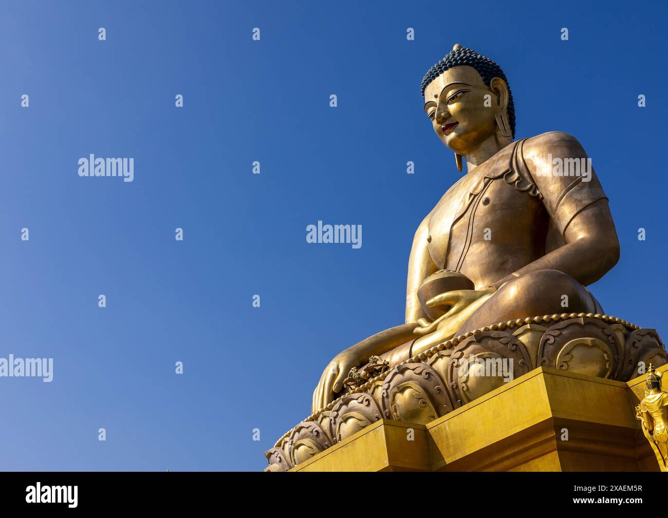The statue of Buddha Dordenma, Thimphu, Kuenselphodrang, Bhutan Stock ...