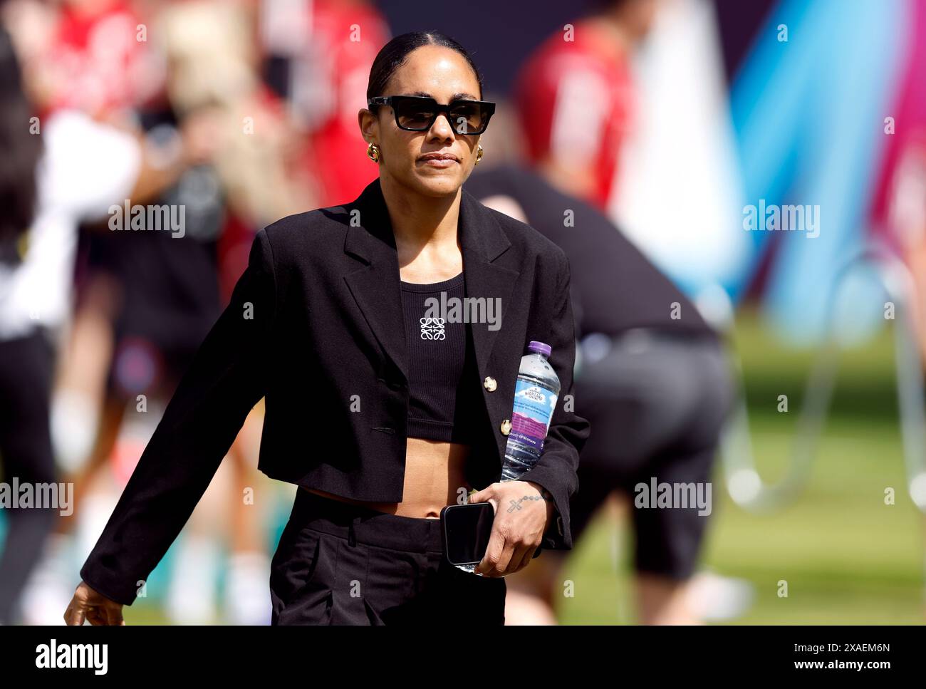 Alex Scott during a training session at Champneys Tring ahead of the ...