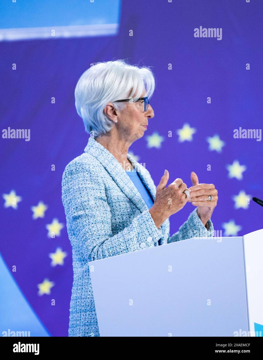 Frankfurt, Germany. 6th June, 2024. European Central Bank (ECB ...