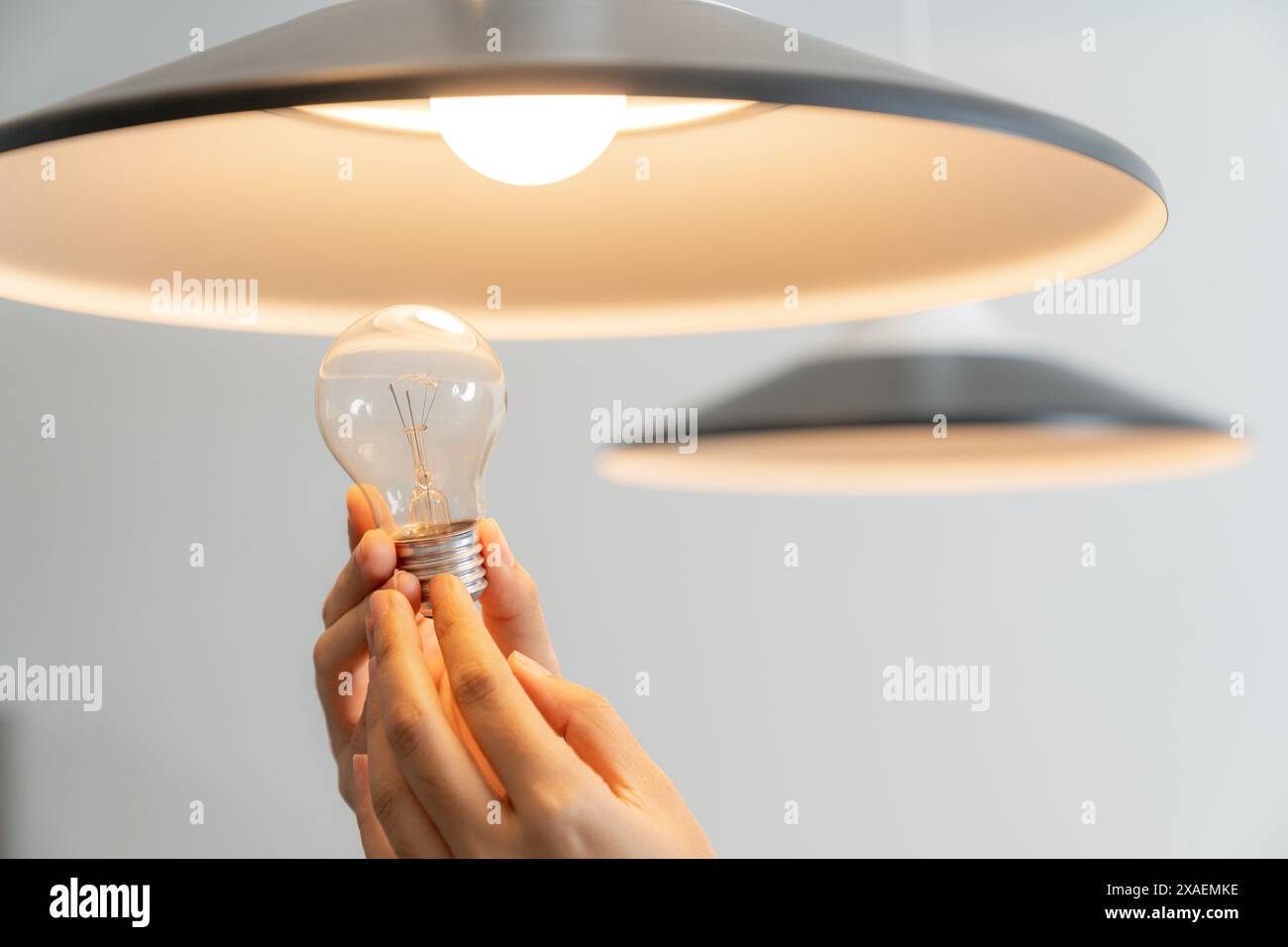 Color changing ceiling lamp hi-res stock photography and images - Alamy
