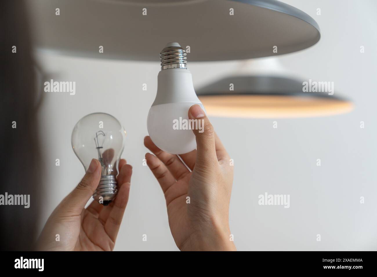 Color changing ceiling lamp hi-res stock photography and images - Alamy