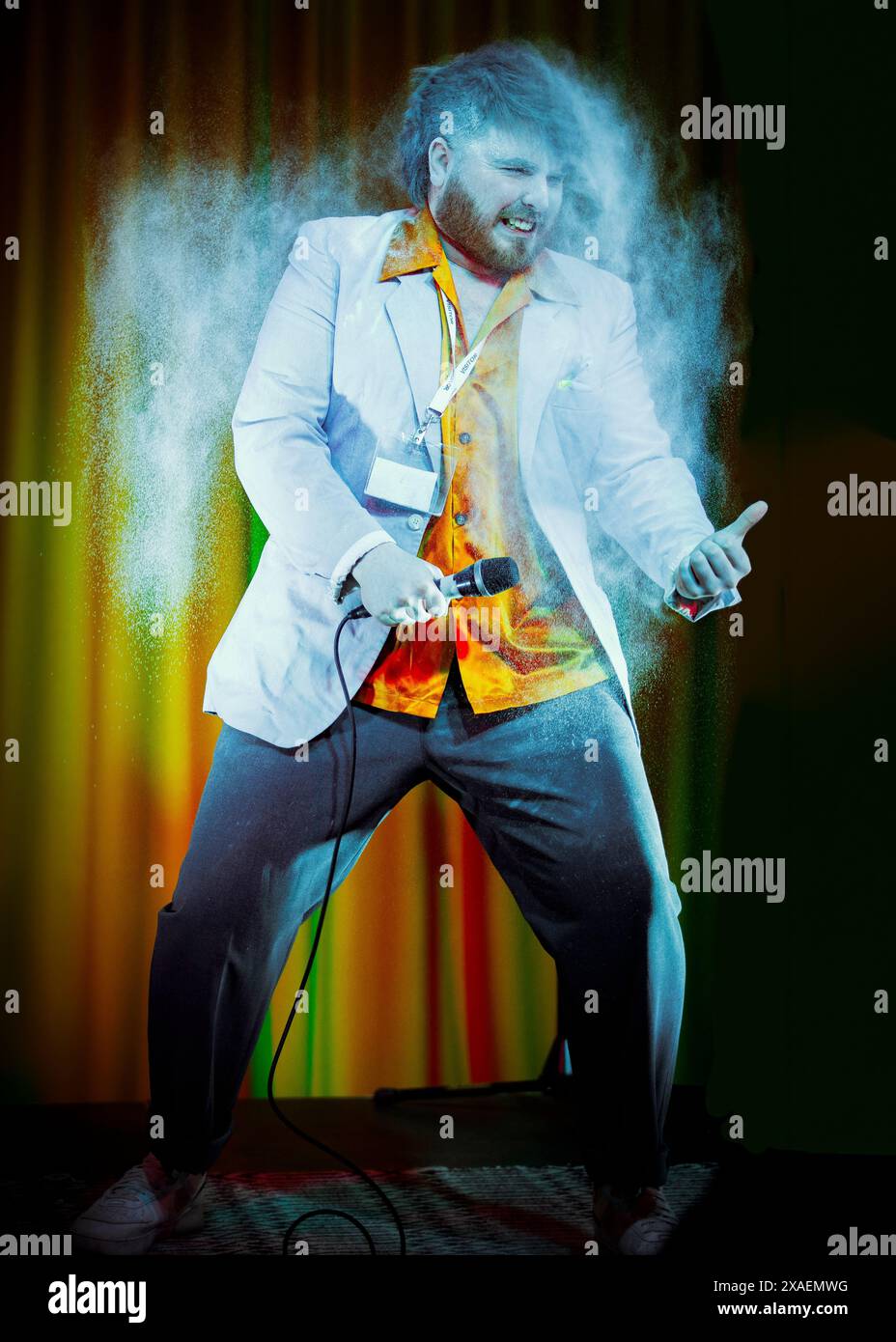 Luke Nixon as Jim Midge, Character Comedian, Human Menagerie Cabaret ...