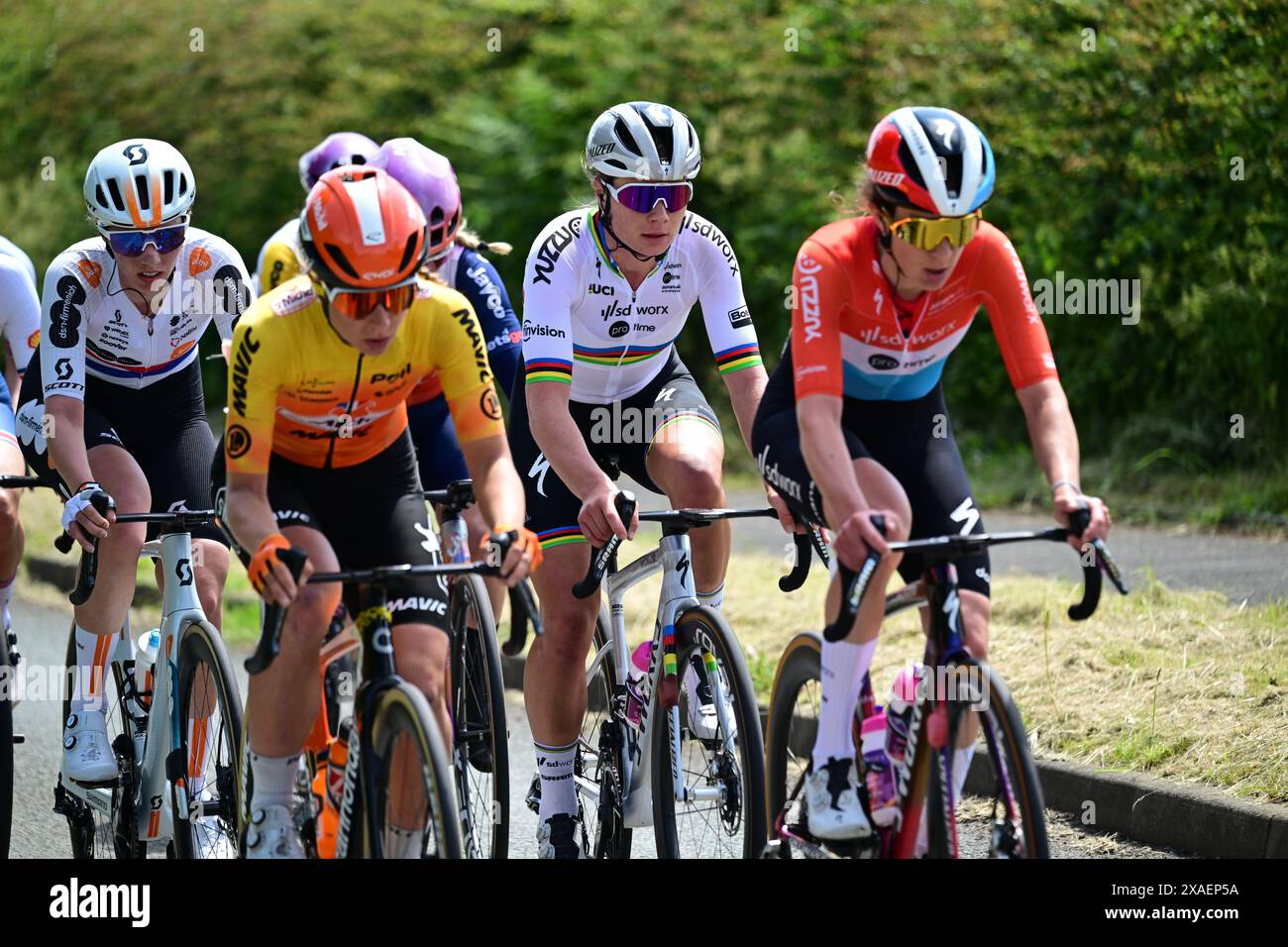 Lloyds Bank Tour of Britain Women - Stage 1 - Welshpool to LLandudno. Lotte Kopechy for Team SD ...