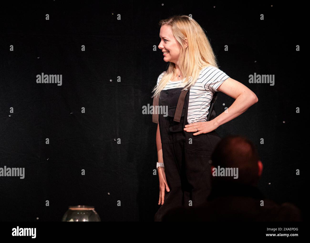 Lee Tearrell, Suki Webster and Ali James performing improvised comedy ...