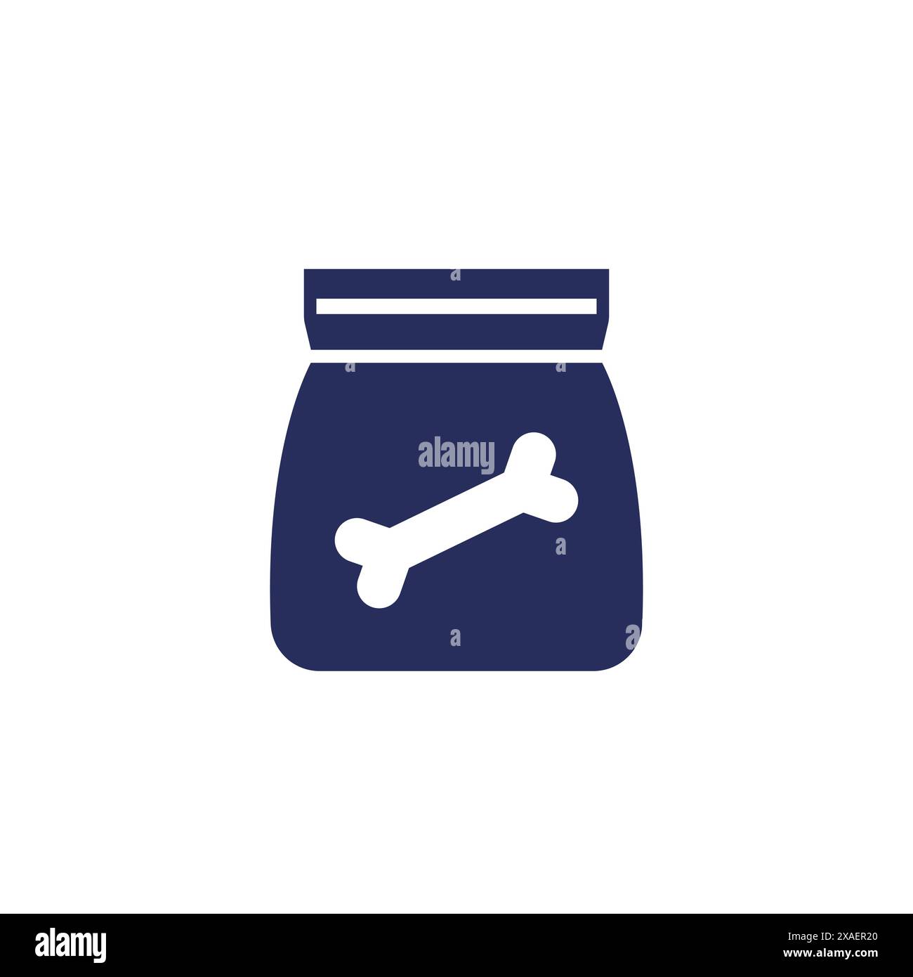 Dog food bag icon on white Stock Vector Image & Art - Alamy