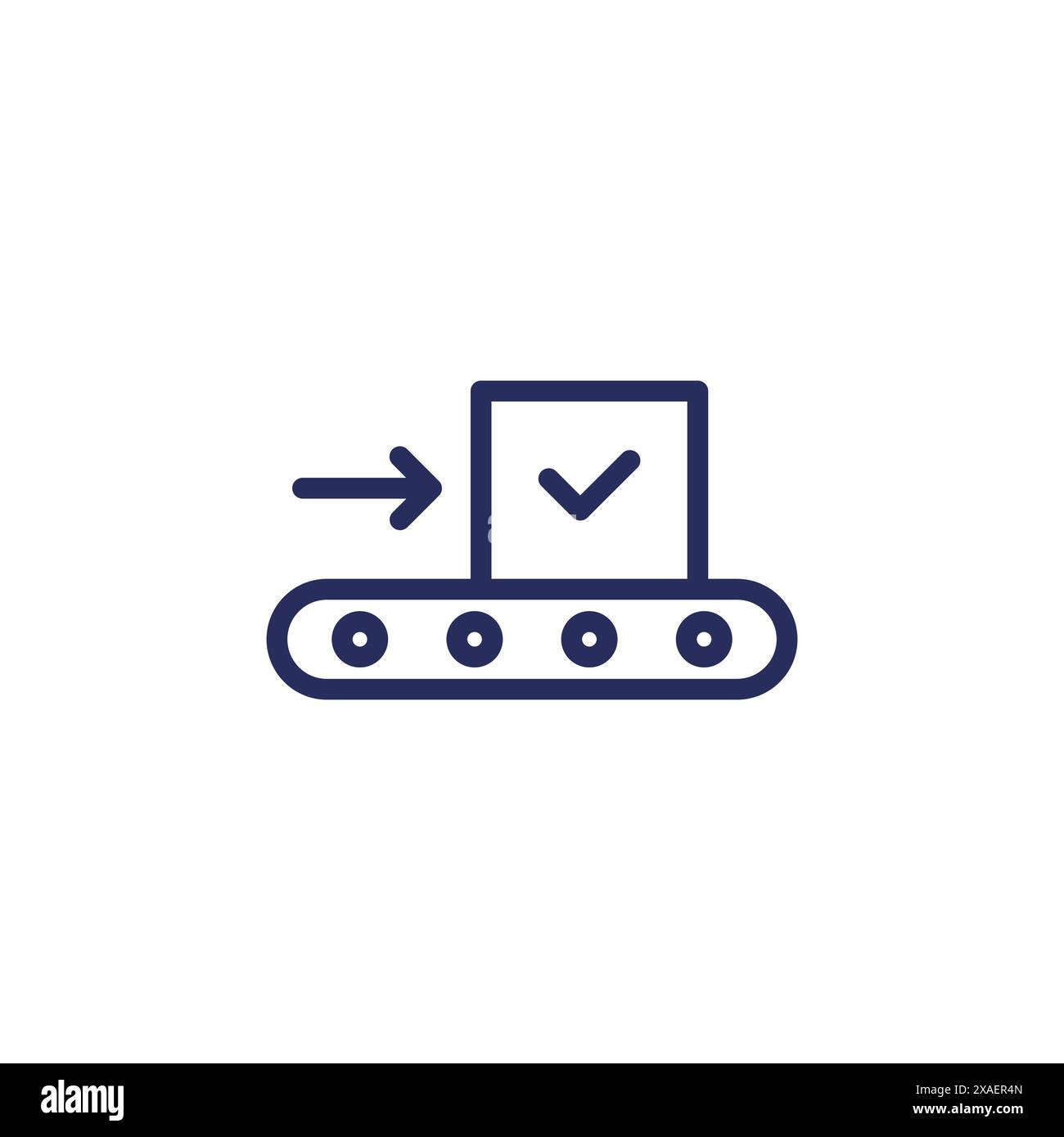 production line icon on white Stock Vector Image & Art - Alamy