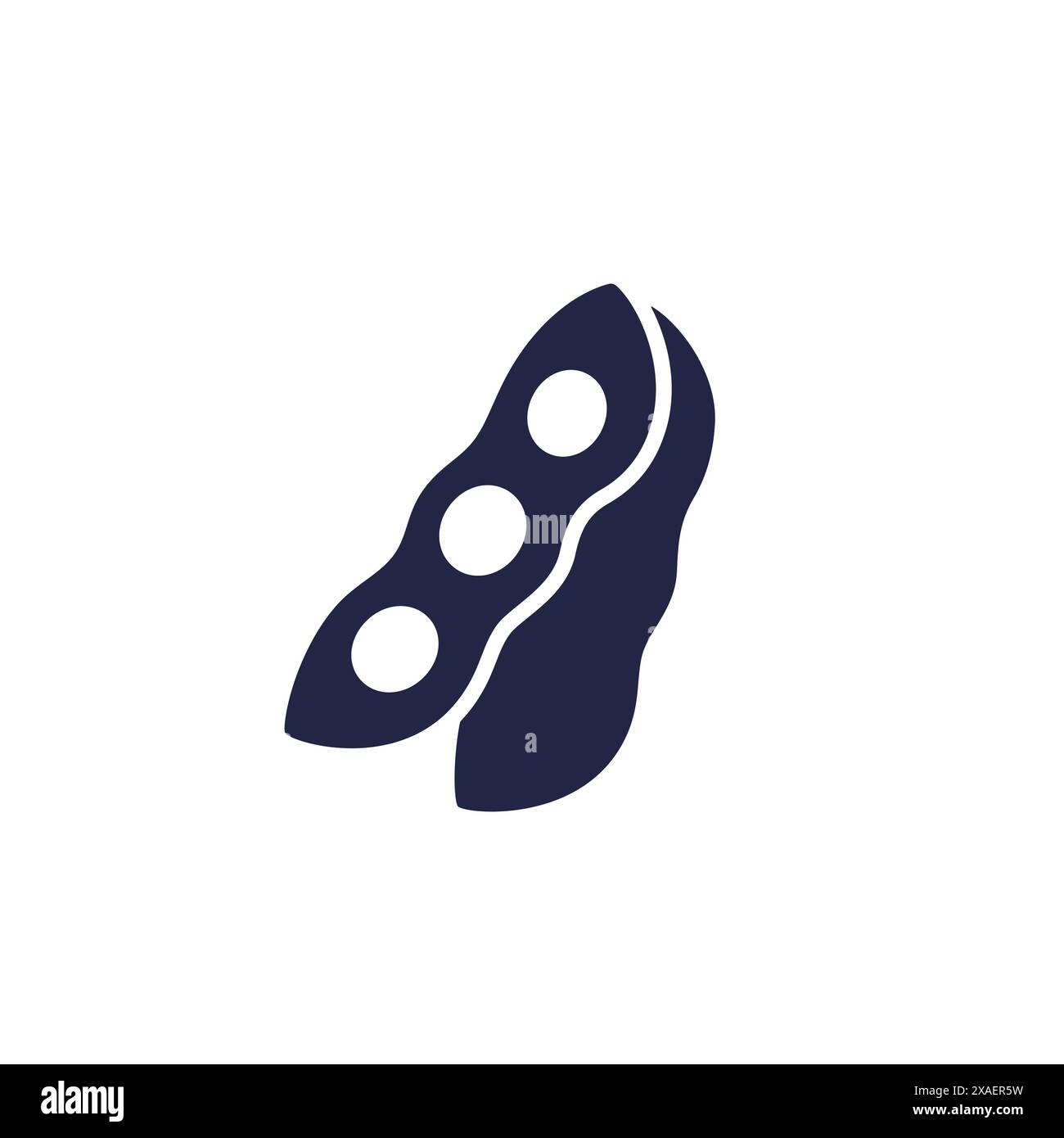 soybeans icon on white, soy beans vector Stock Vector Image & Art - Alamy