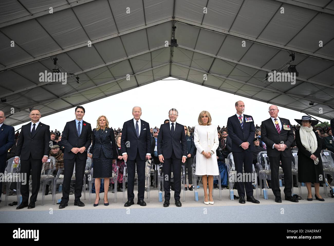 Poland's President Andrzej Duda, Canadian Prime Minister Justin Trudeau ...
