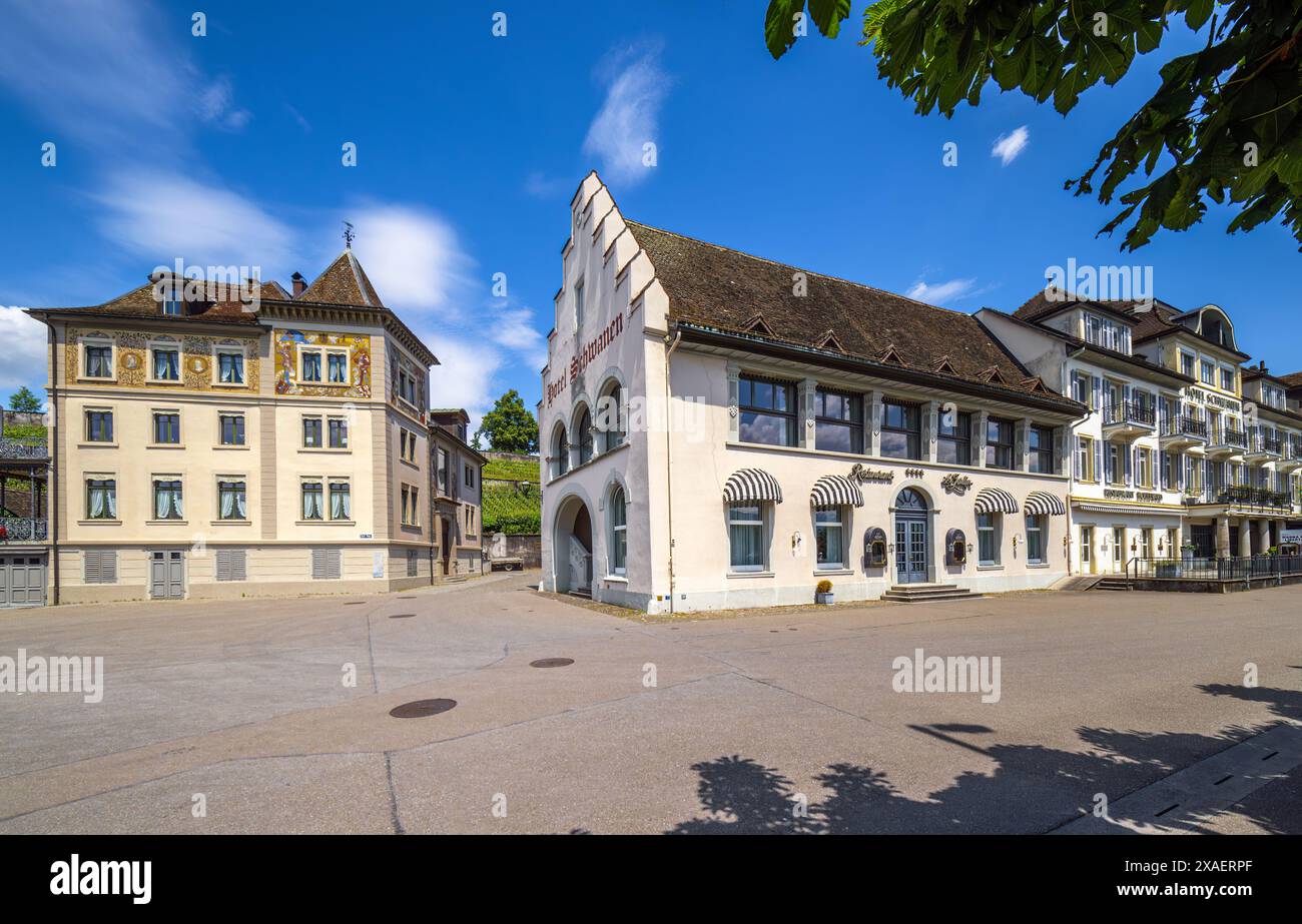 Rapperswil, Switzerland - June 5, 2024: Scenic street of historical ...
