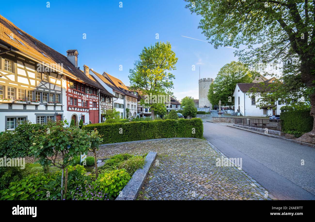Regensberg, Switzerland - May 28, 2024: Swiss medieval village of ...