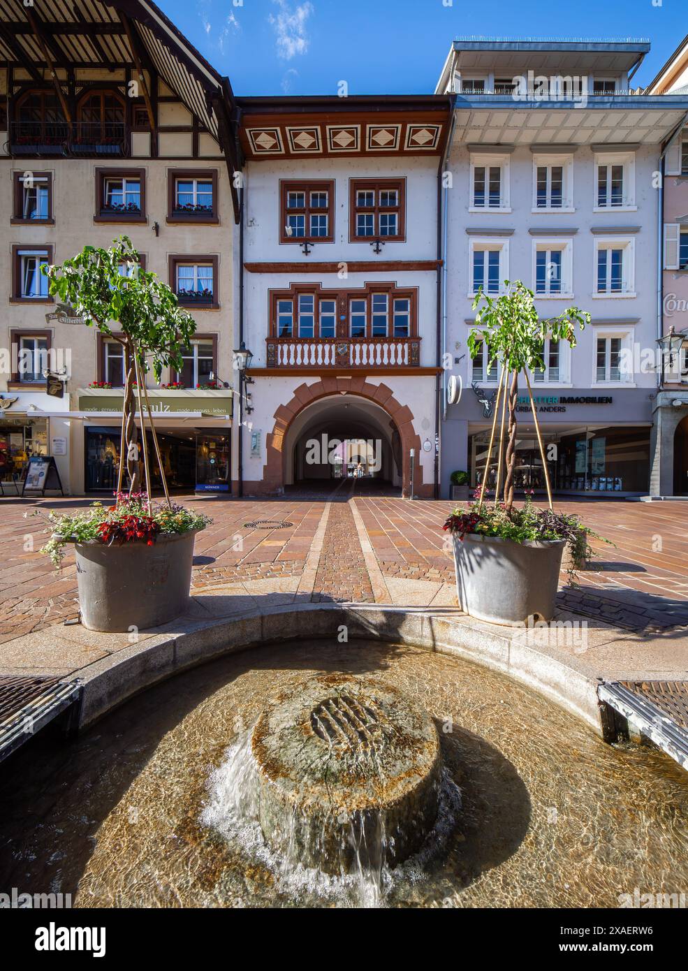 Waldshut, Germany - May 28, 2024: Charming german town of Waldshut with ...