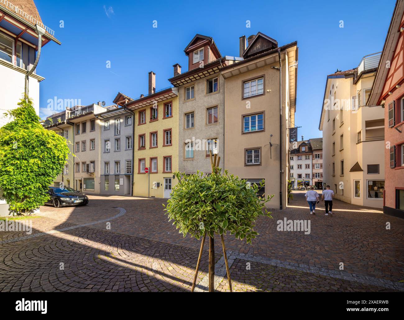 Waldshut, Germany - May 28, 2024: Charming german town street of ...