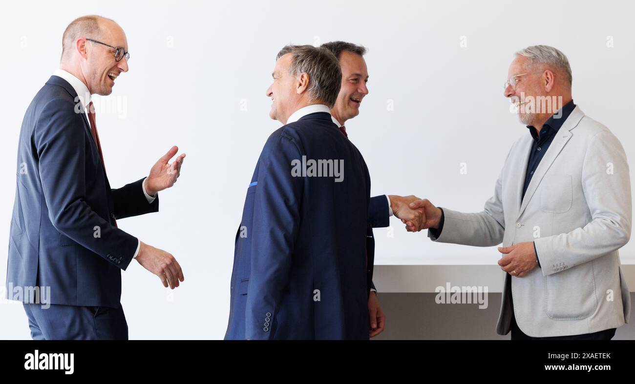 Vice-prime minister and Finance Minister Vincent Van Peteghem, Audi ...