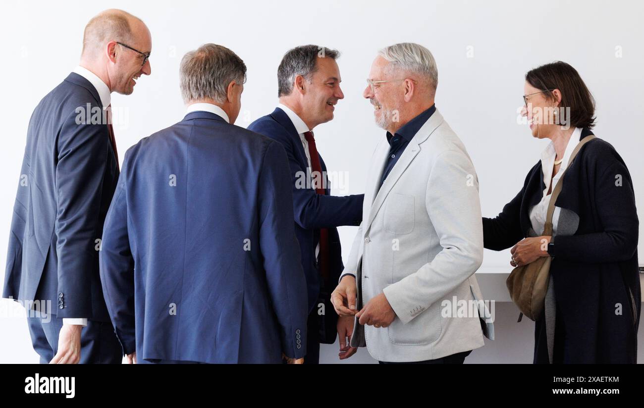 Vice-prime minister and Finance Minister Vincent Van Peteghem, Audi ...