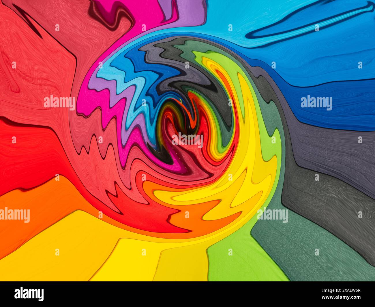 rainbow colors in abstract shape Stock Photo - Alamy