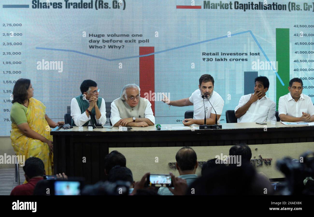 New Delhi, India. 06th June, 2024. Rahul Gandhi, Indian National ...