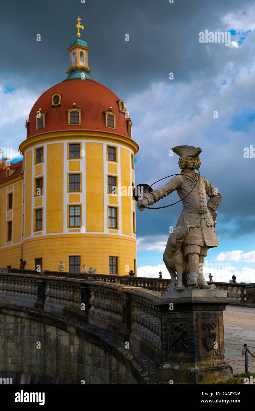 12. 05. 2022. Moritzburg Castle baroque castle. Moritzburg, Saxony ...