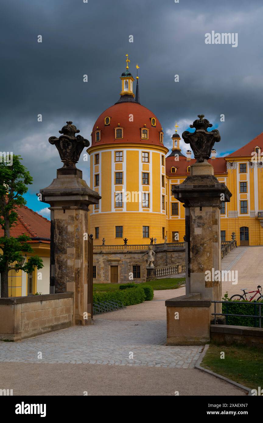 12. 05. 2022. Moritzburg Castle baroque castle. Moritzburg, Saxony ...