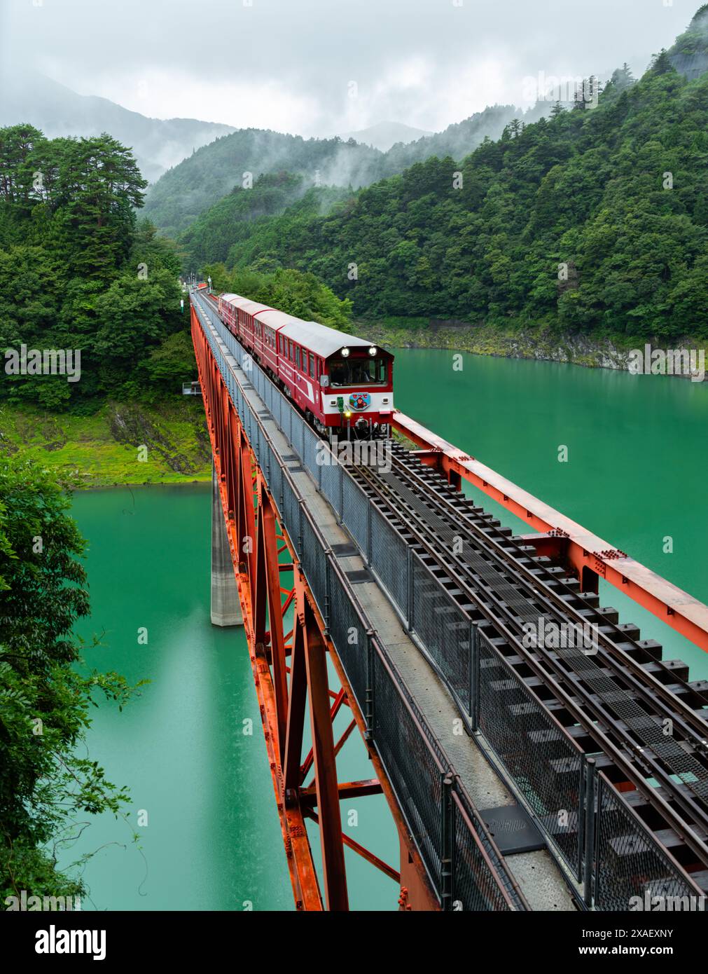 The Oigawa Railway's Ikawa Line, established in 1935, originally served ...