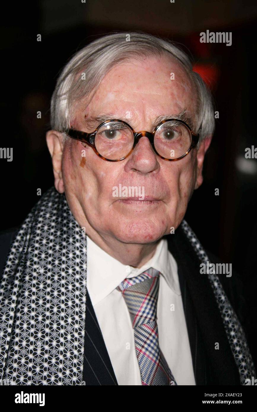 Dominick Dunne attends the opening night party for the musical "Chita ...