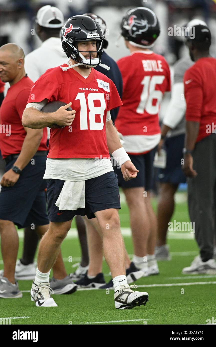 Houston Texans quarterback Case Keenum (18) during the Houston Texans ...
