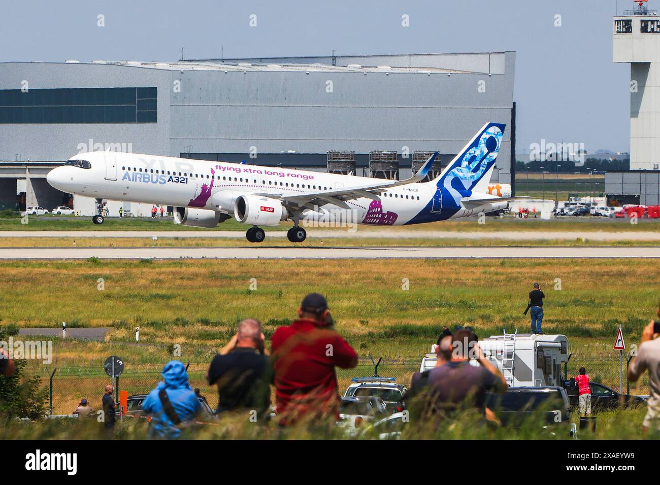 Internationale Luft- und Raumfahrtausstellung 2024 06.06.2024 Schönefeld Im Foto: Airbus A321XLR ...
