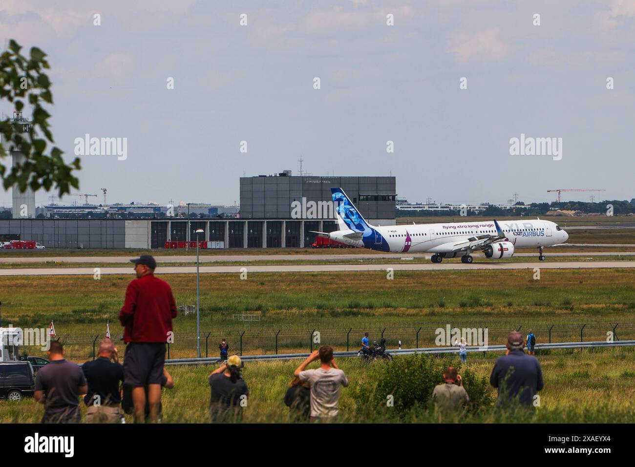 Internationale Luft- und Raumfahrtausstellung 2024 06.06.2024 Schönefeld Im Foto: Airbus A321XLR ...