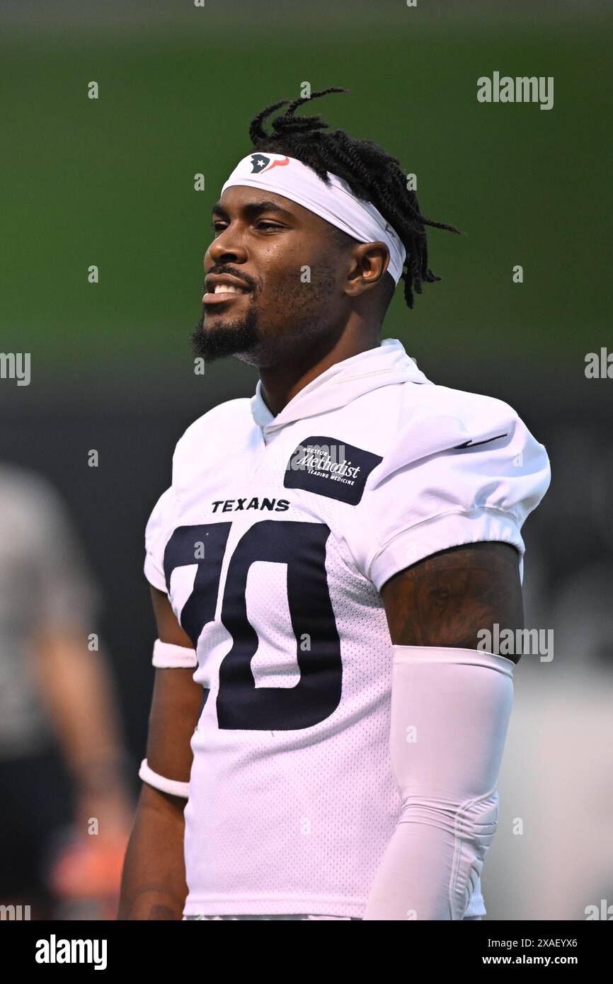 Houston Texans safety Jimmie Ward (20) during the Houston Texans OTA on ...