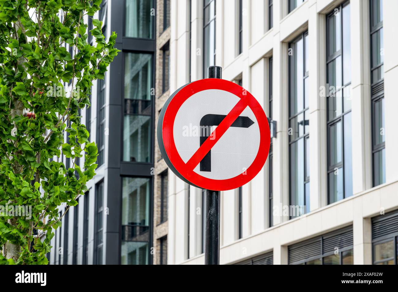 Turn sign hi-res stock photography and images - Alamy