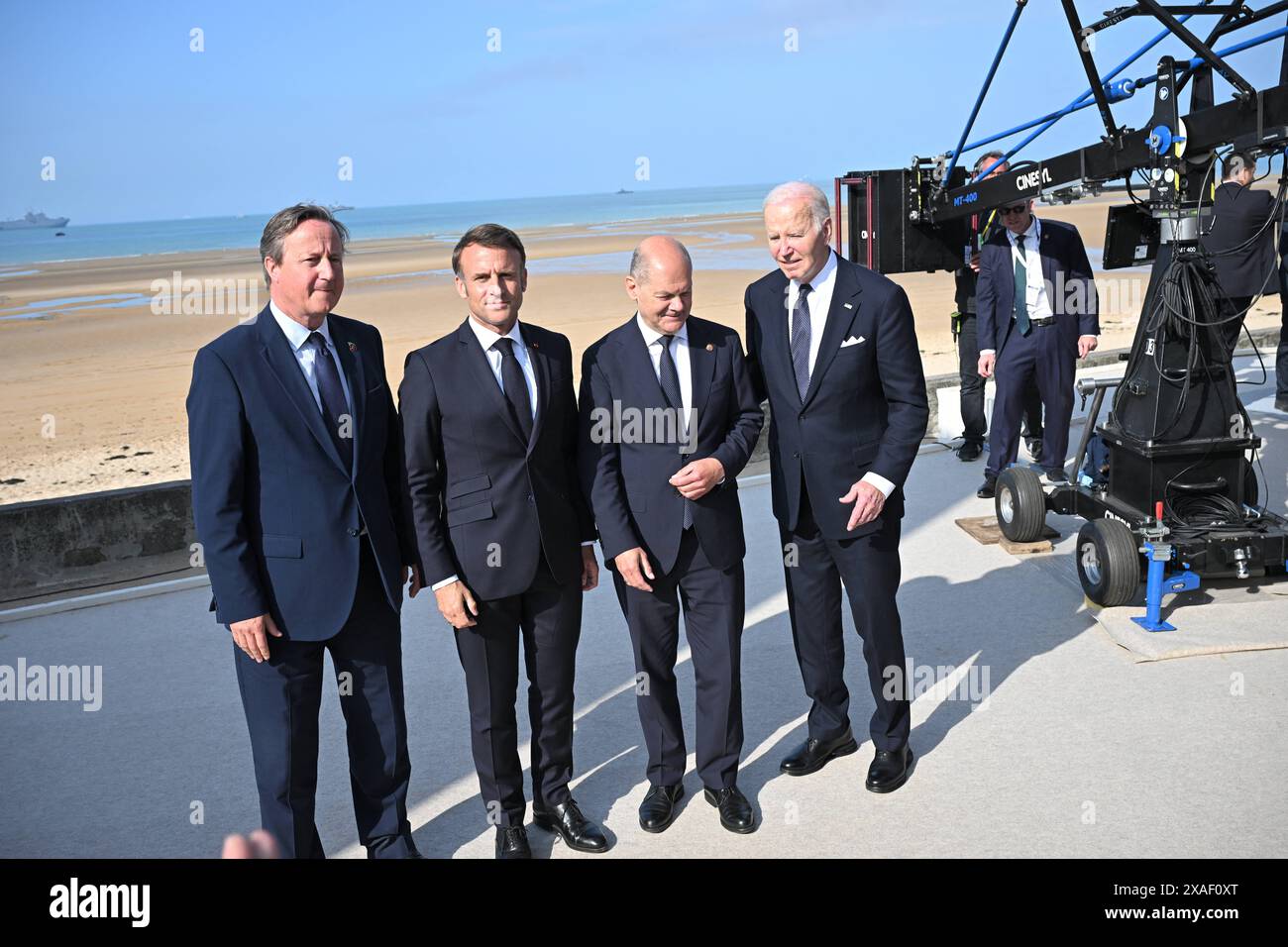 Omaha Beach, France. 06th June, 2024. UK Foreign Secretary David ...