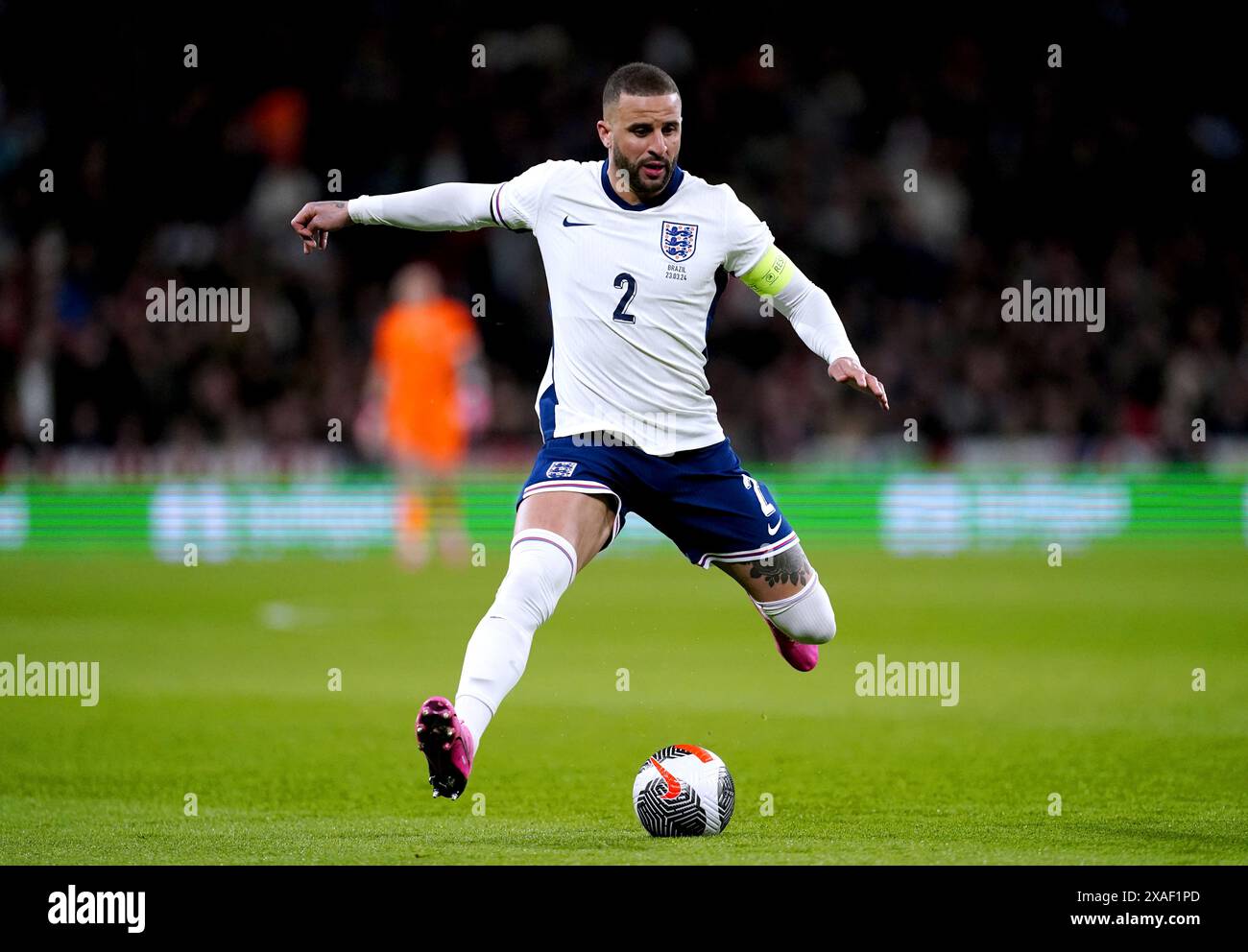 File photo dated 23-03-2024 of England's Kyle Walker. England manager ...