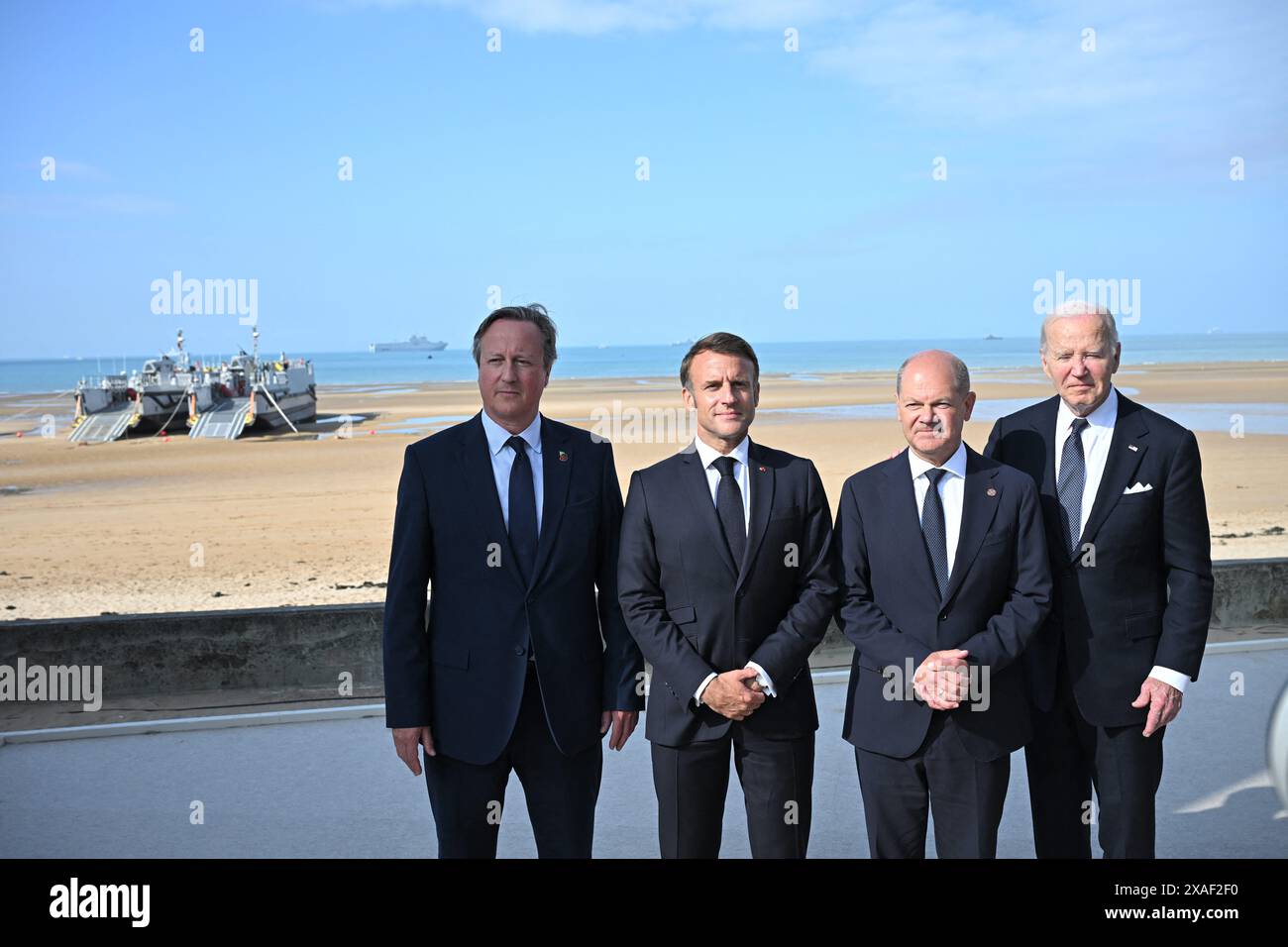 Omaha Beach, France. 06th June, 2024. UK Foreign Secretary David ...