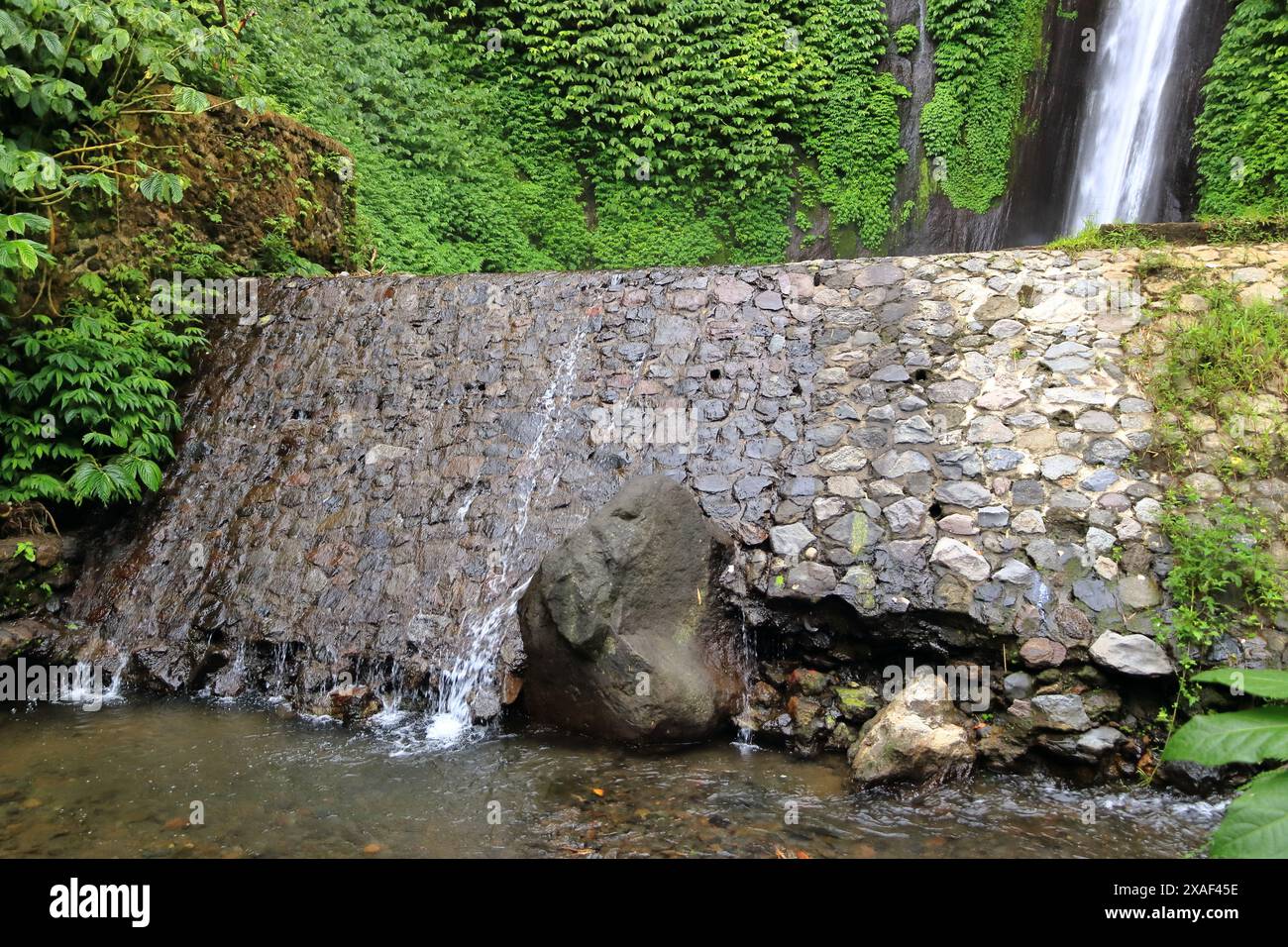 Melanting Waterfall in Munduk, Bali in Indonesia Stock Photo - Alamy