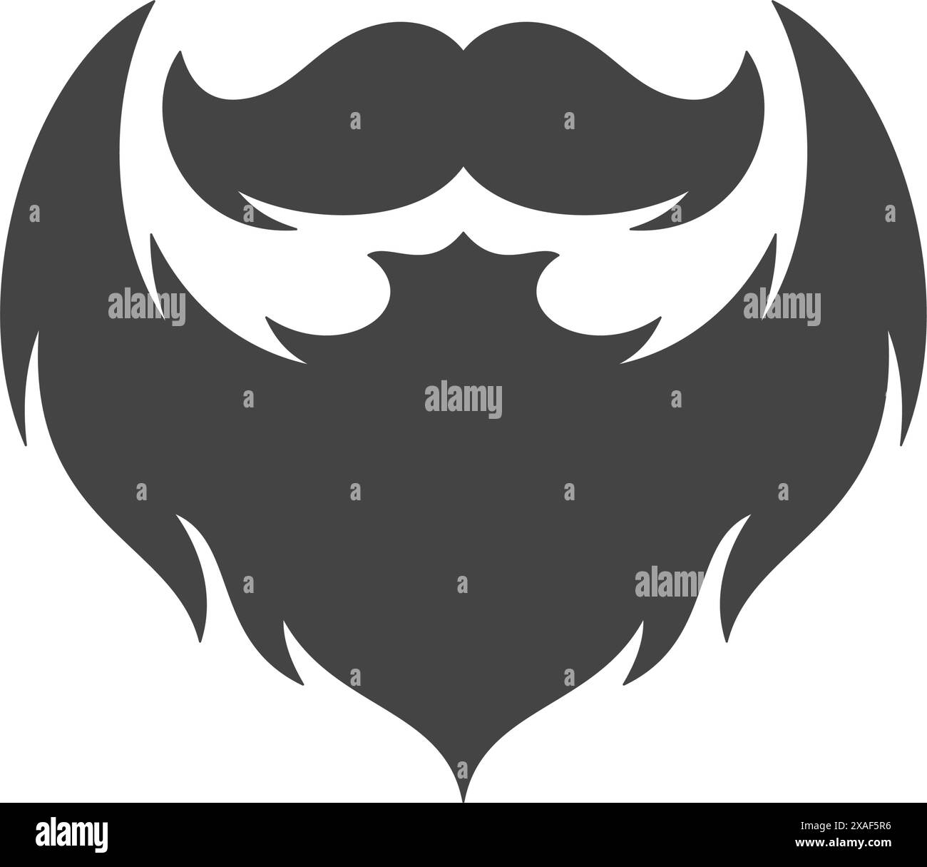 Barbershop male hairy beard with mustache barber shop beauty salon ...