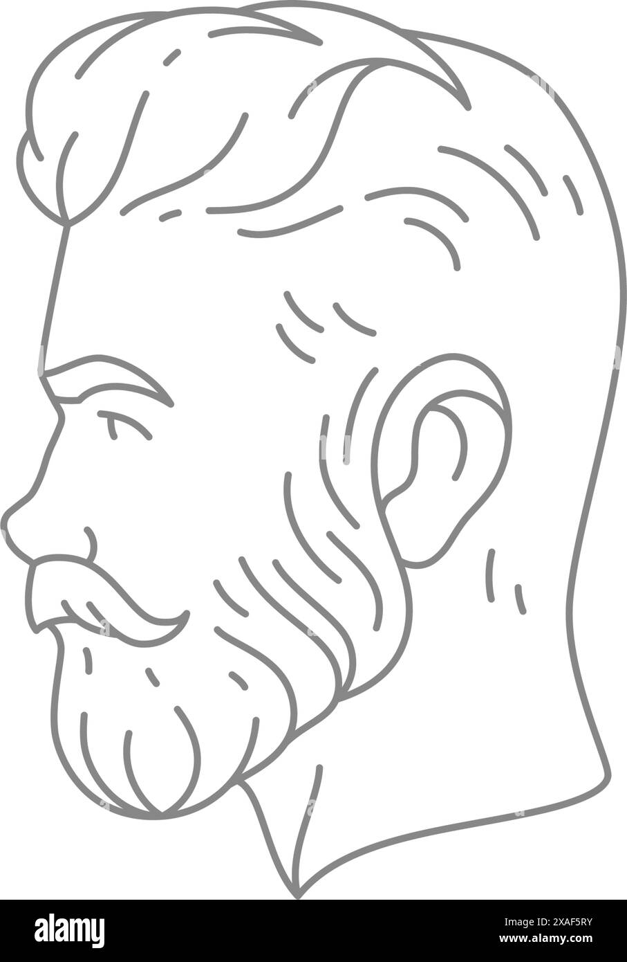 Barbershop gentleman grooming salon coiffure brutal man beard mustache ...